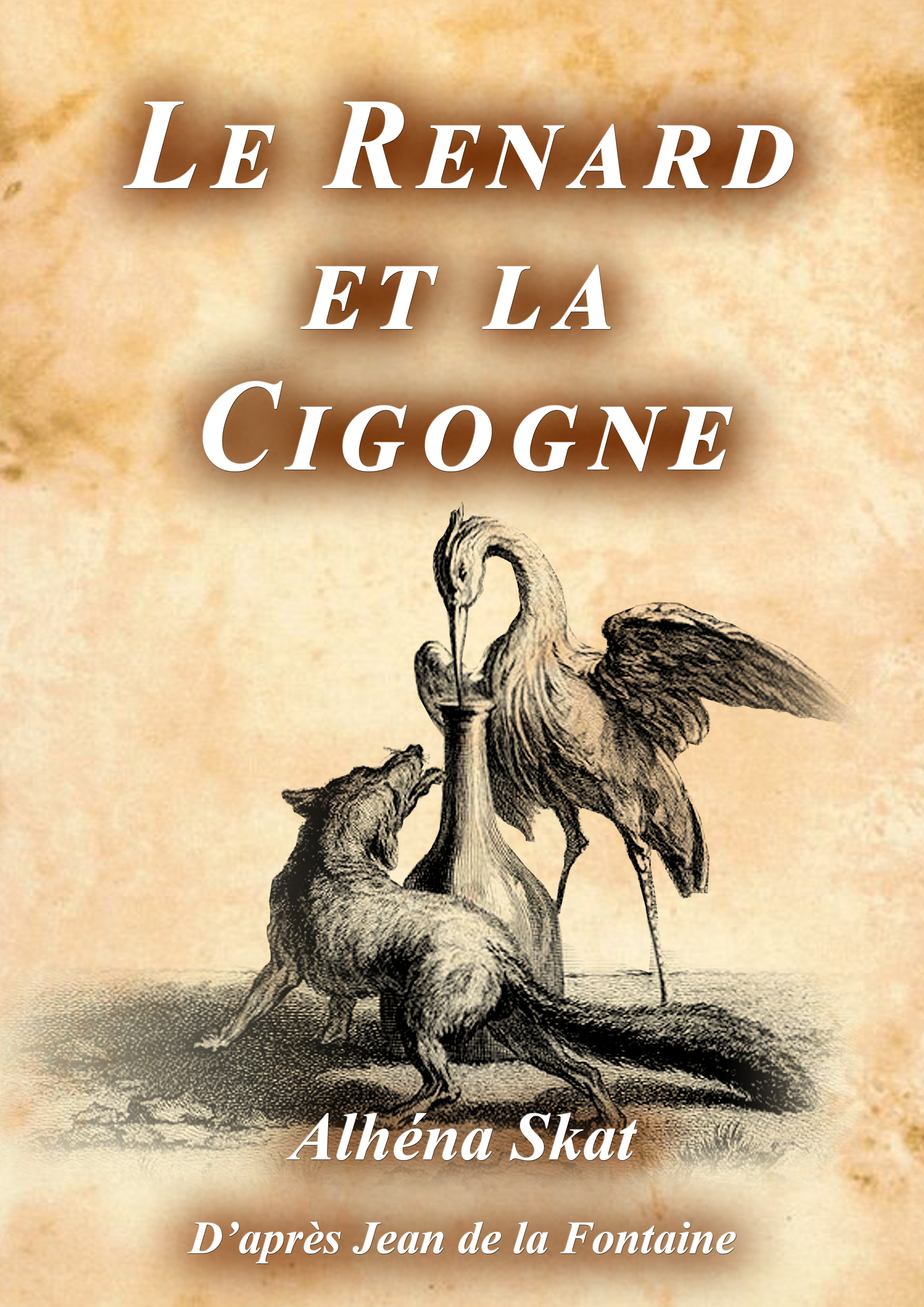 Alhéna Skat : Le Renard et la Cigogne (fable revisitée)